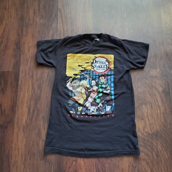 Shirts | Demon Slayer Mens Black T Shirt Sz Small Tanjiro Nezuko ...